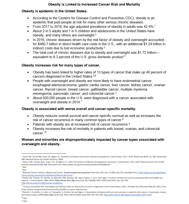 Obesity Initiative - African American Wellness Project